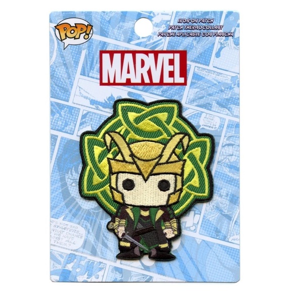 Funko | Other | Official Marvel Pop Loki Thor Embroidered Iron On Patch ...